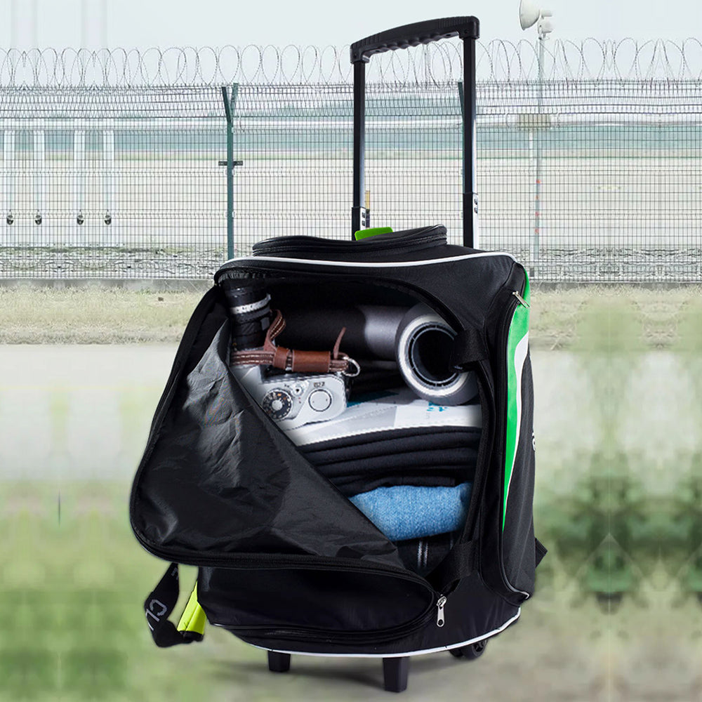 Airwheel Unisex Travel Backpack with Wheels and Retractable Handle for ...