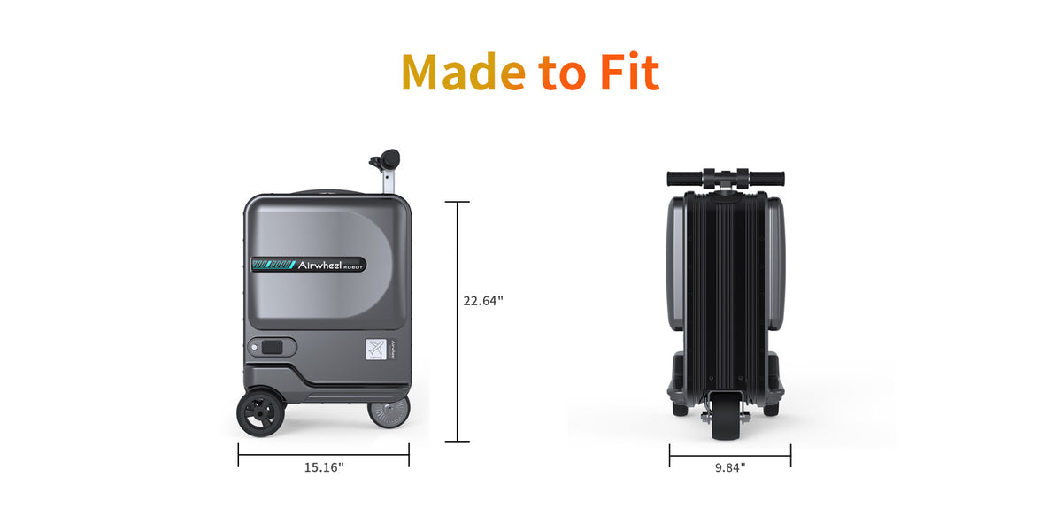 Airwheel SE3 Mini T-The Smart Rideable Luggage for Modern Travelers--2 ...