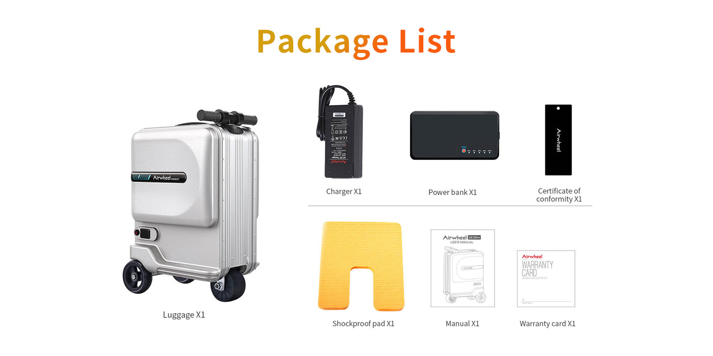Airwheel SE3 Mini T-The Smart Rideable Luggage for Modern Travelers--2 ...