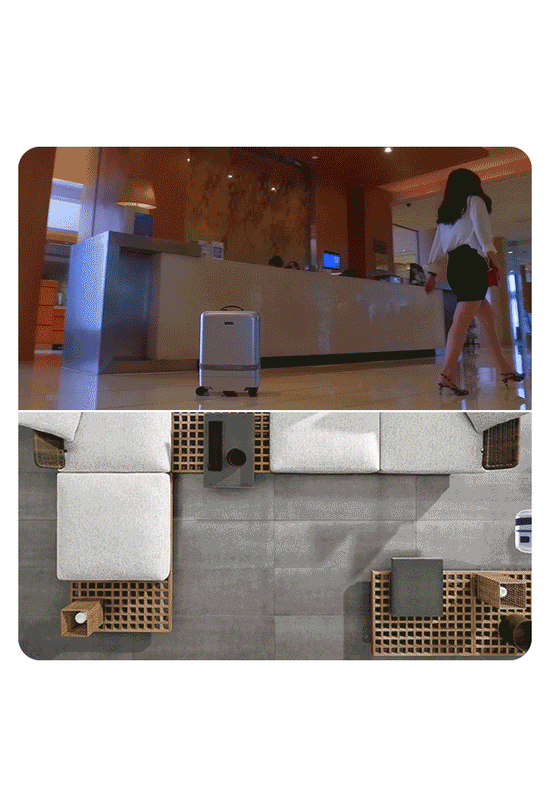 Airwheel SR5 Smart Luggage - Auto Follow and Anti-Lost Technology for ...